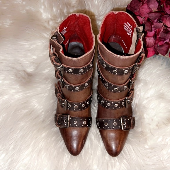 Freebird by Steven | Shoes | Freebird Joust Buckle Ankle Bootie | Poshmark